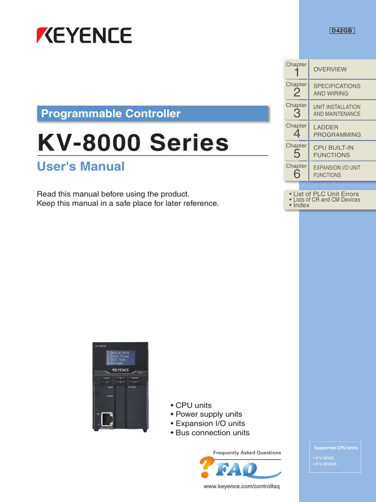 KV8000 FFFF | PDF | Electromagnetic Compatibility | Safety
