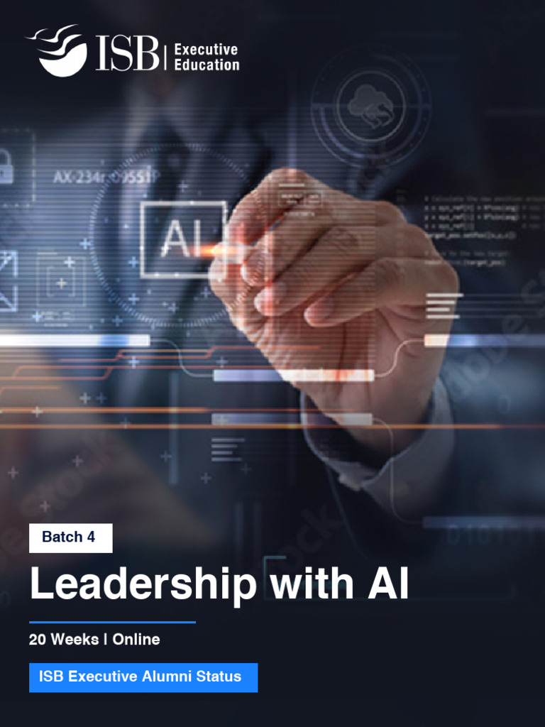Isb Lai Brochure | PDF | Artificial Intelligence | Intelligence (AI ...