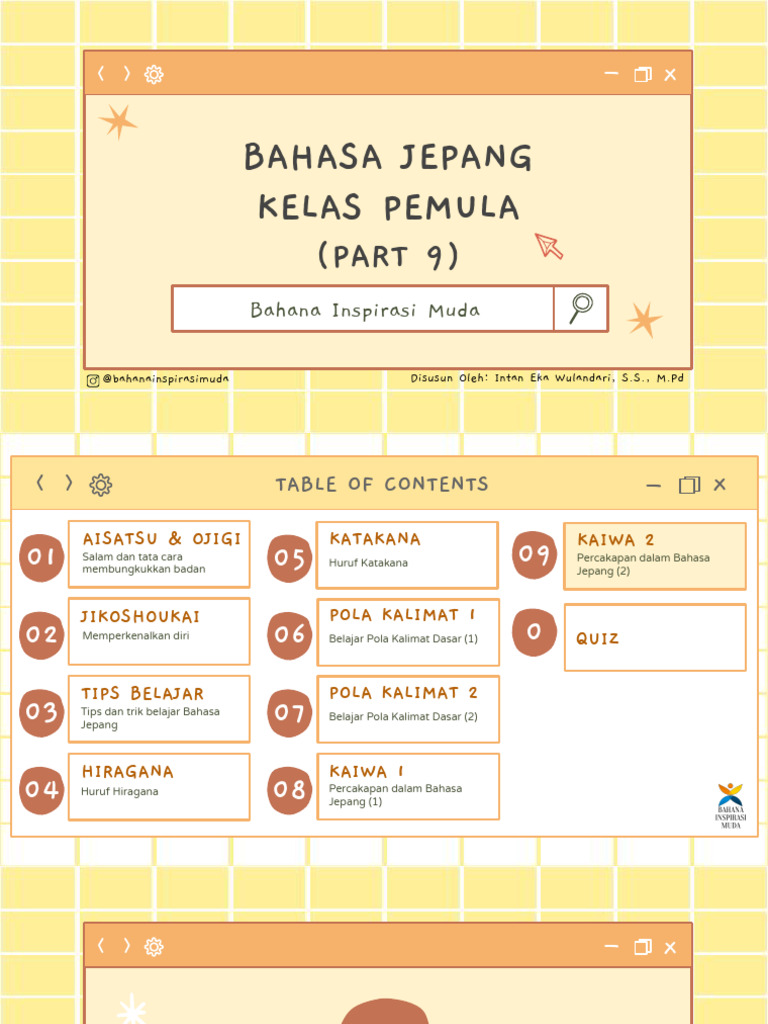 Part 9 - Kaiwa Dasar 2 (Kelas Pemula) | PDF