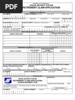 Napsa Retirement Benefit Claim Form | PDF | Pension | Justice