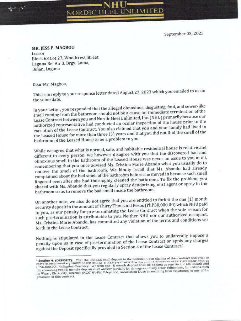 Letter Jessie Magboo 09723 | PDF