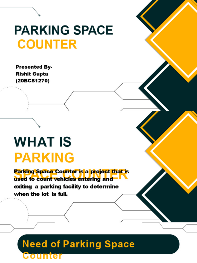 Parking Space Counter PPT | PDF | Parking | Computer Science