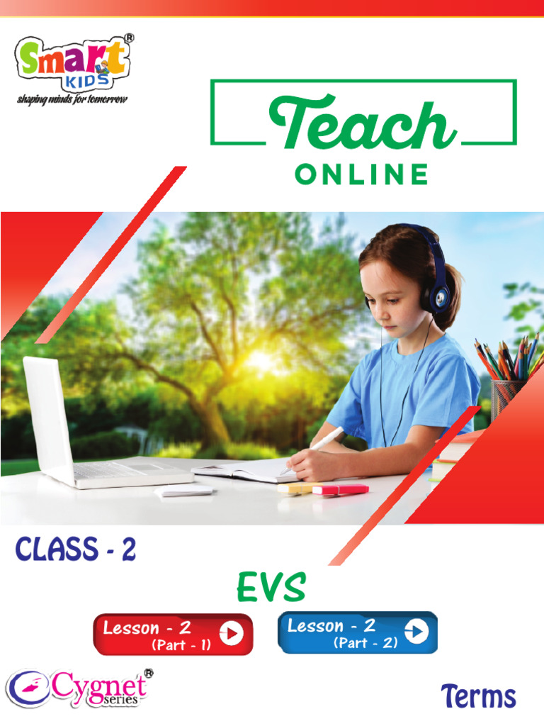 Class 2 EVS (Lesson - 2) Terms | PDF | Senses | Human Body