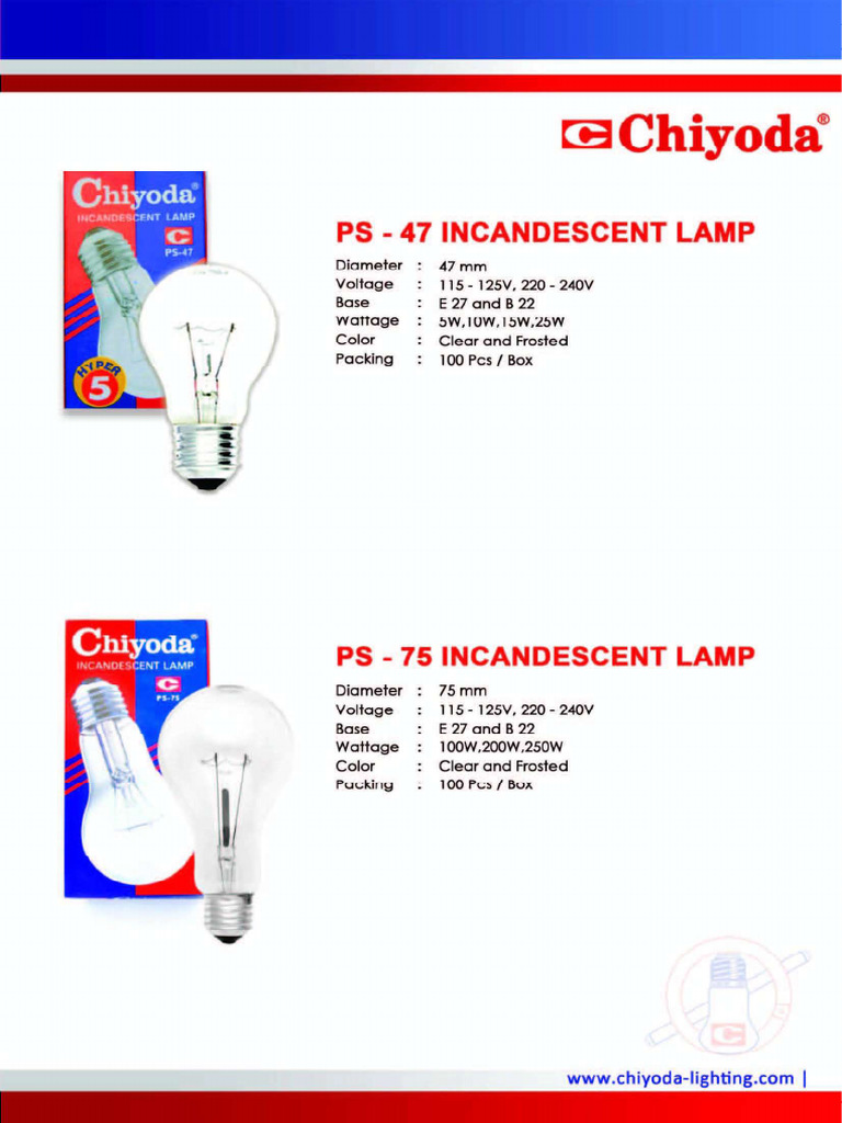 Katalog Chiyoda PS47 | PDF