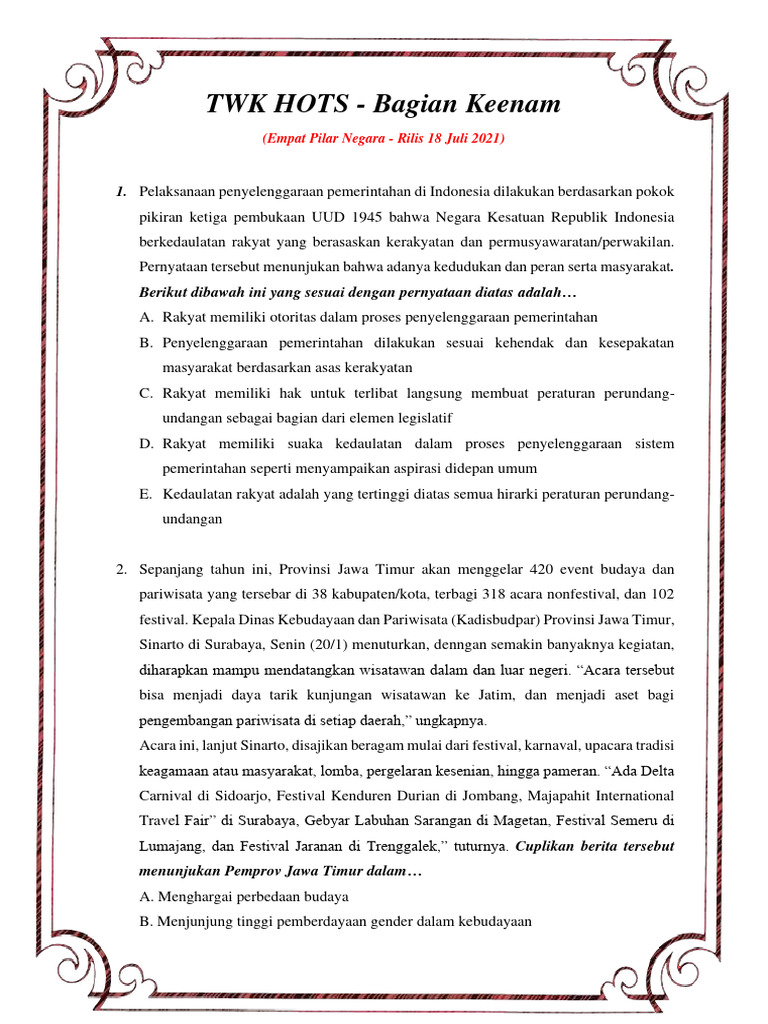 TWK HOTS 6 - Unlocked | PDF