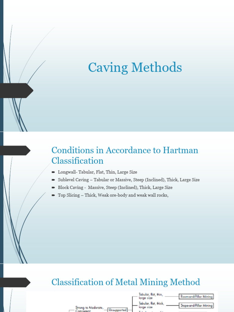 Longwall Mining and Caving Methods | PDF | Mining