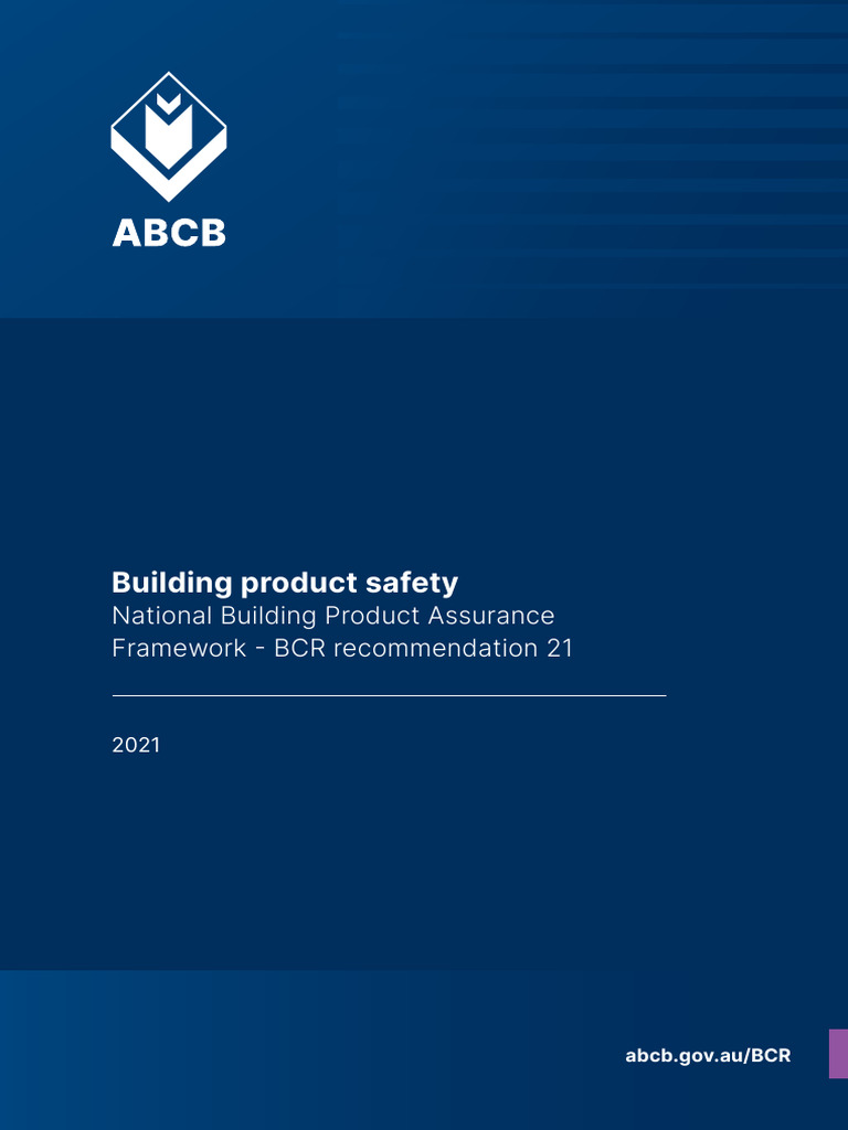 BCR Rec21 Building Product Safety | PDF | Supply Chain | Specification ...