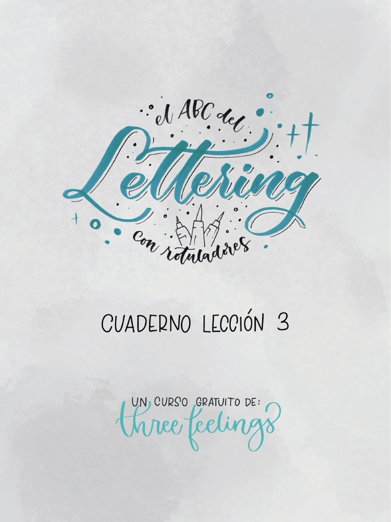 003 Descargable Abc Lettering Threefeelings | PDF | Ley de Propiedad ...