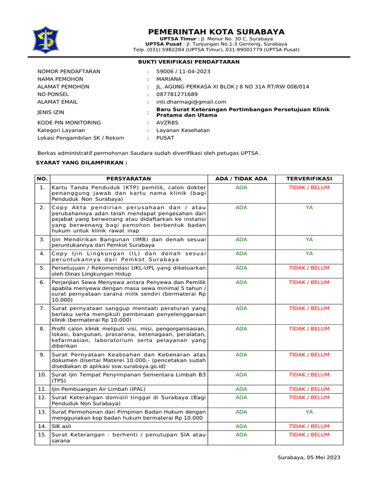 Verifikasi SSW | PDF