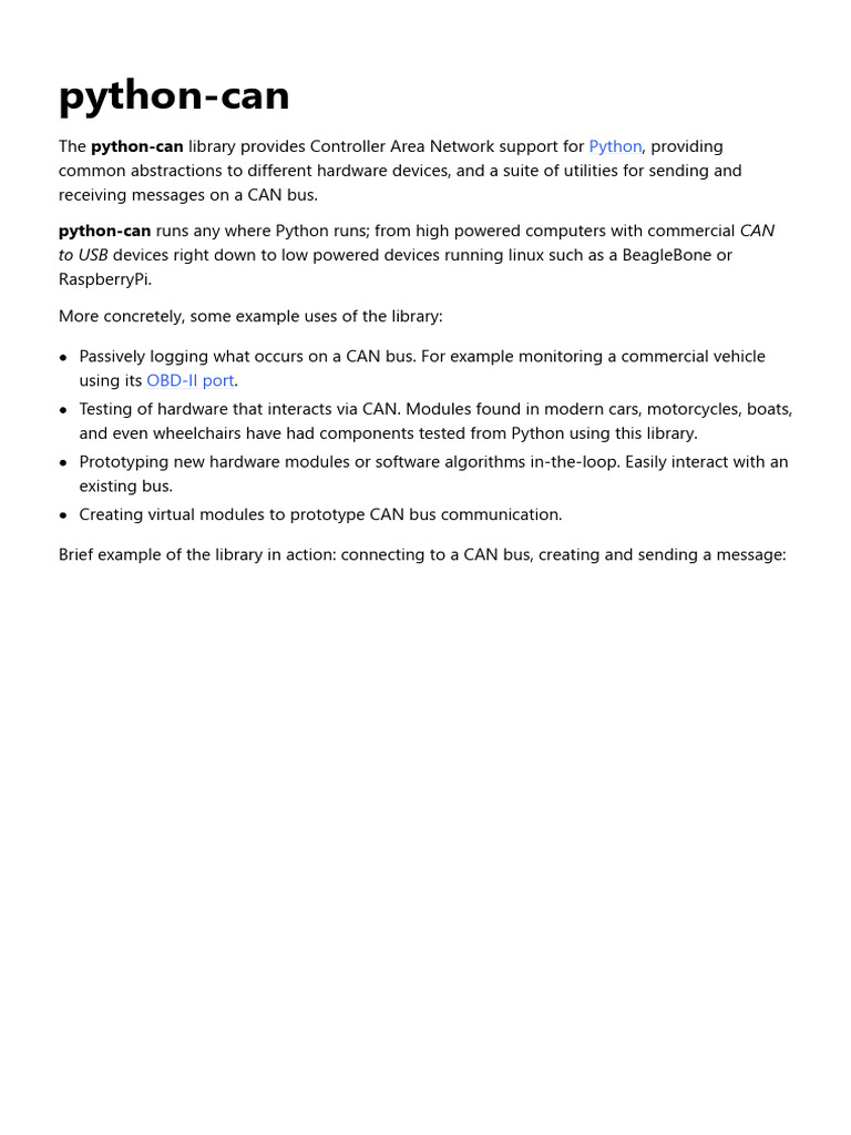 Pythoncan | Download Free PDF | Library (Computing) | Bus