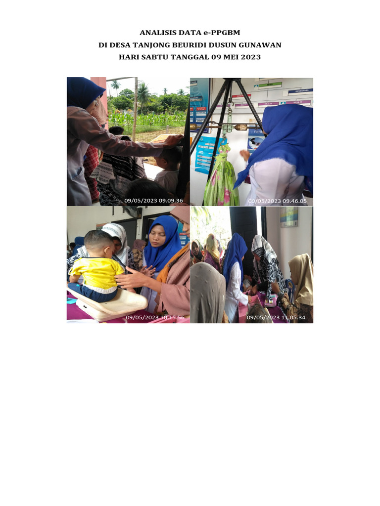 Analisis Data E-Ppgbm Bulan Mei | PDF