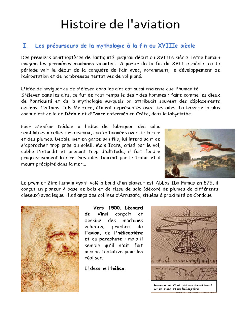 Ressources Évolution de L'aviation | PDF | Ingénierie et technologie ...