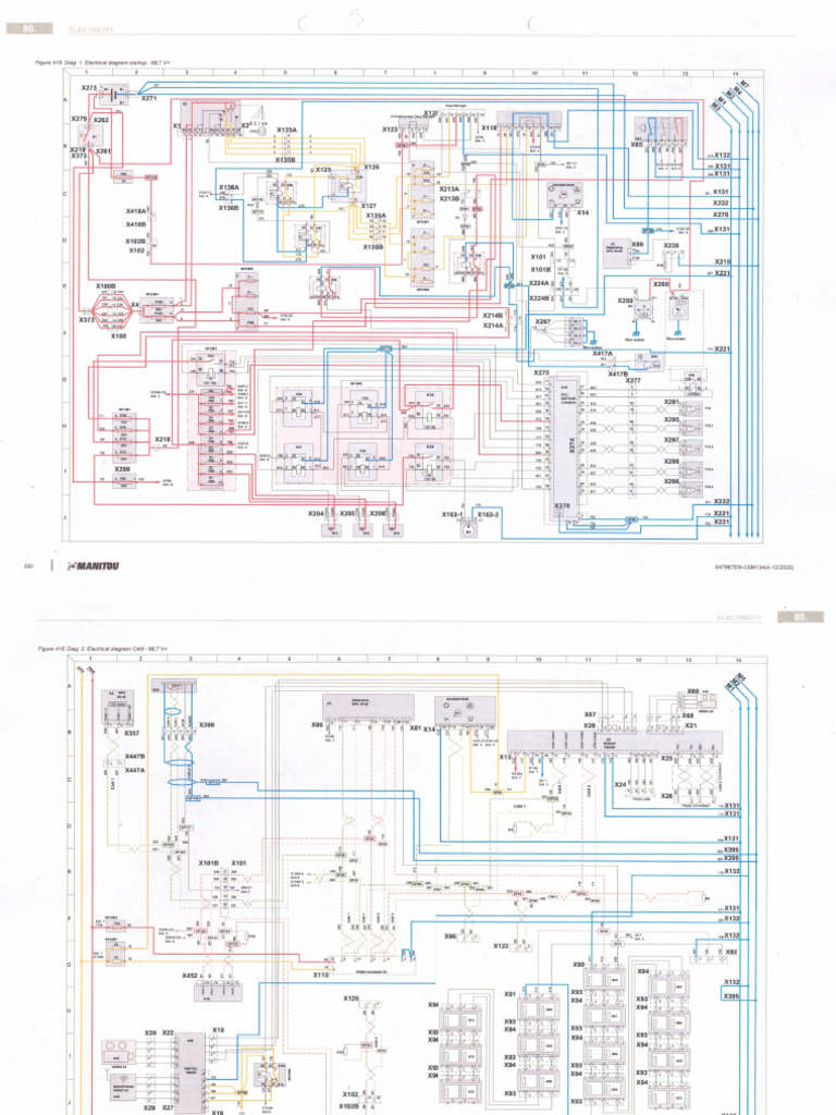 Schemat Elektryczny Manitou | PDF