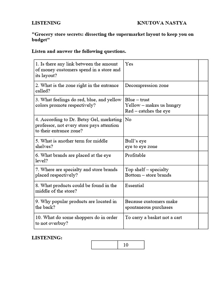Test - Customer Service - Listening | PDF
