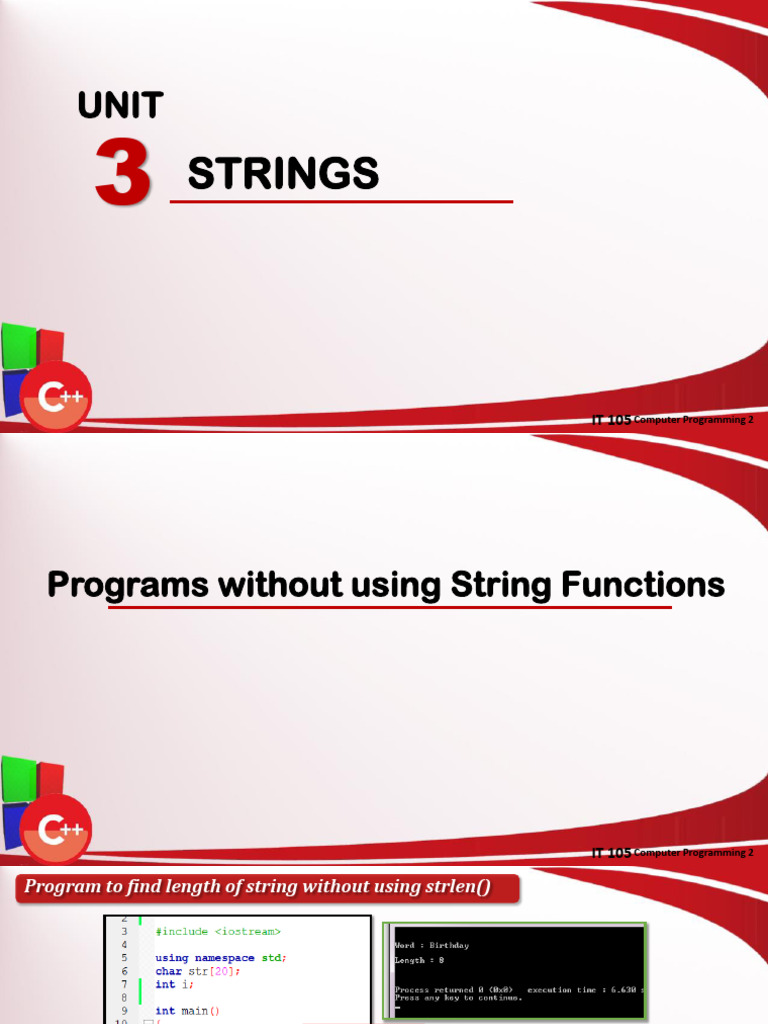 Programs Without Using String Functions | PDF