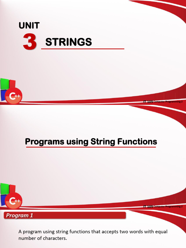 Programs Using String Functions | PDF | String (Computer Science ... Programs Using String Functions | PDF | String (Computer Science ...