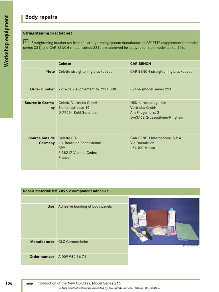 Workshop Equipment | PDF | Land Vehicles | Private Transport