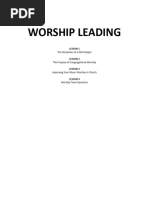 Worship Leader Hand Gestures | PDF