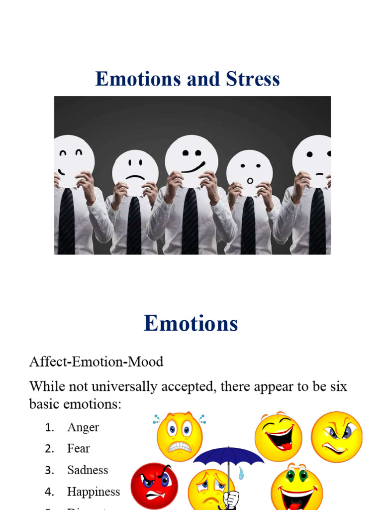Emotion and Stress | PDF | Mental Health | Mood (Psychology)