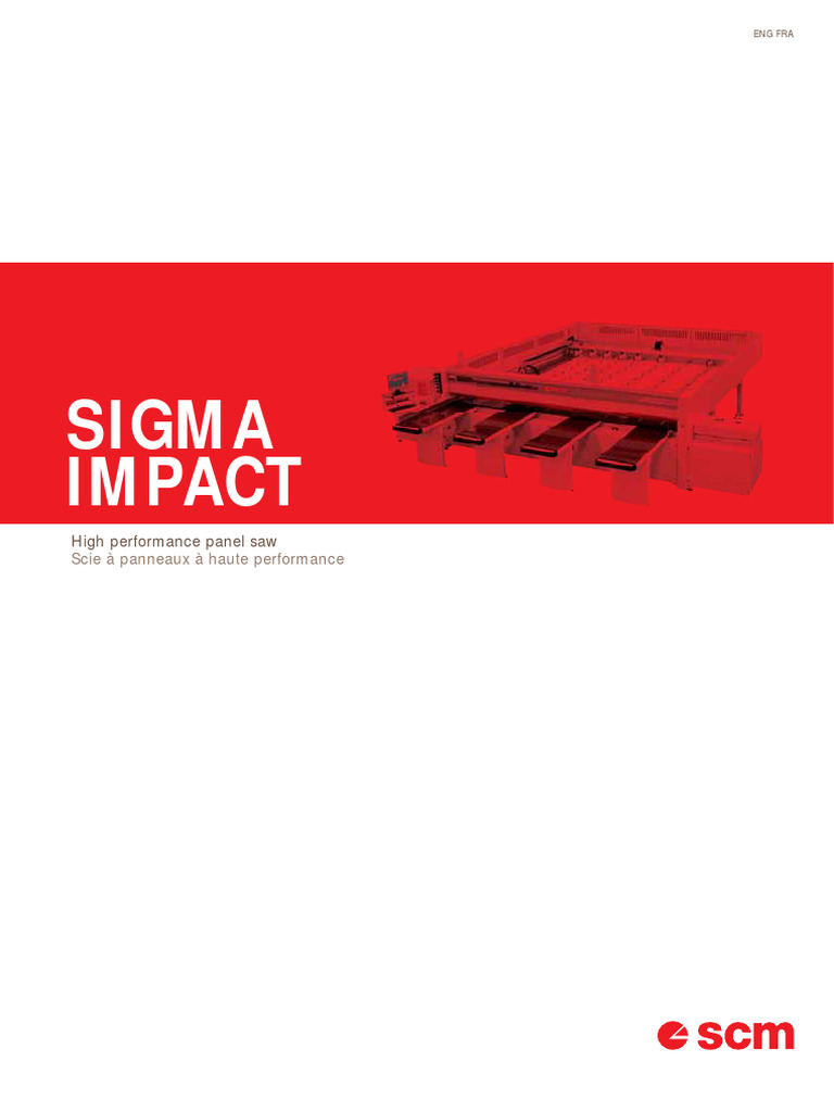 Scie à panneaux Sigma Impact: Performance optimale | PDF | Microsoft ...