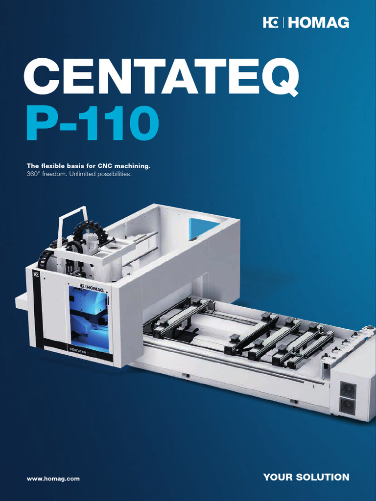 HOMAG CENTATEQ P-110 Overview | PDF | Drilling | Drill