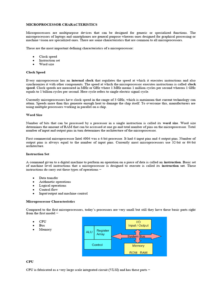 Module 5 Microprocessor Pdf Central Processing Unit Computer Data Storage