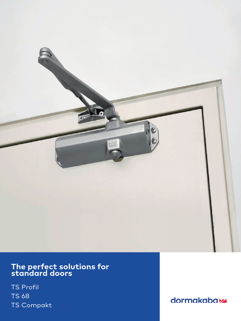 Dormakaba Door Closers | PDF | Door | Manufactured Goods