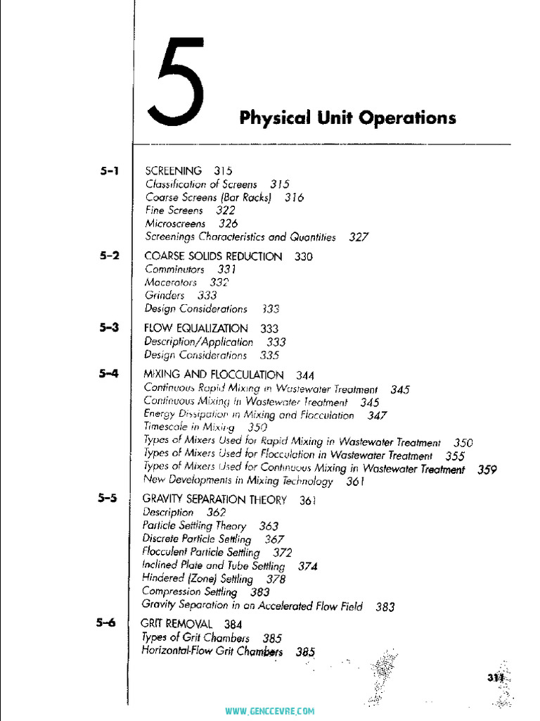 Chapter 5 Physical Unit Operations | PDF