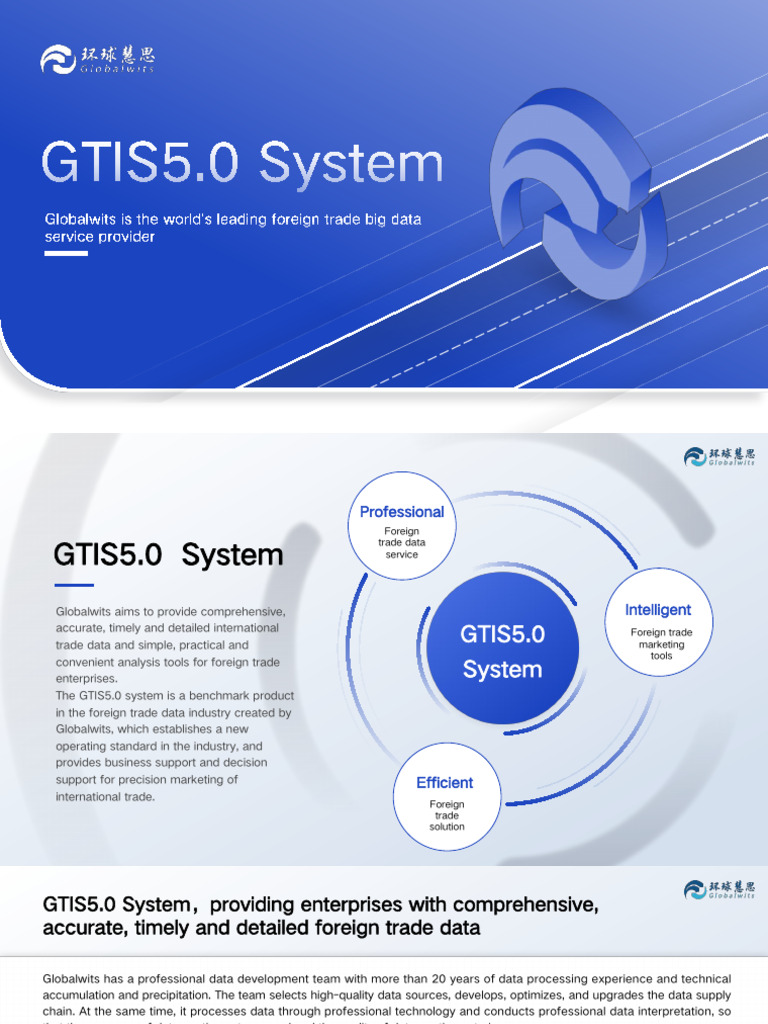 GTIS5.0 System Introduction | PDF | Prices | Data