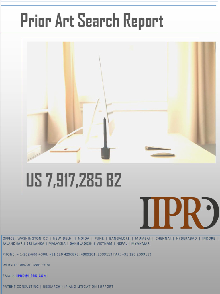 IIPRD - Patent Validity Analysis - US7917285 | PDF | Http Cookie ...