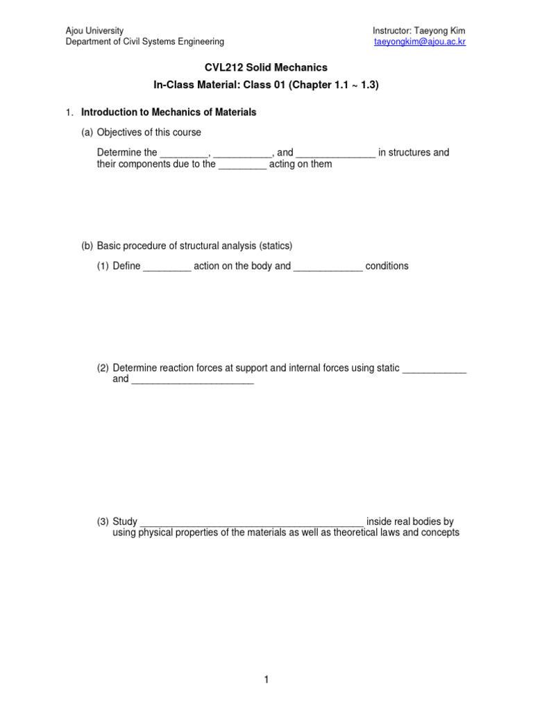 CM01 | PDF | Force | Stress (Mechanics)