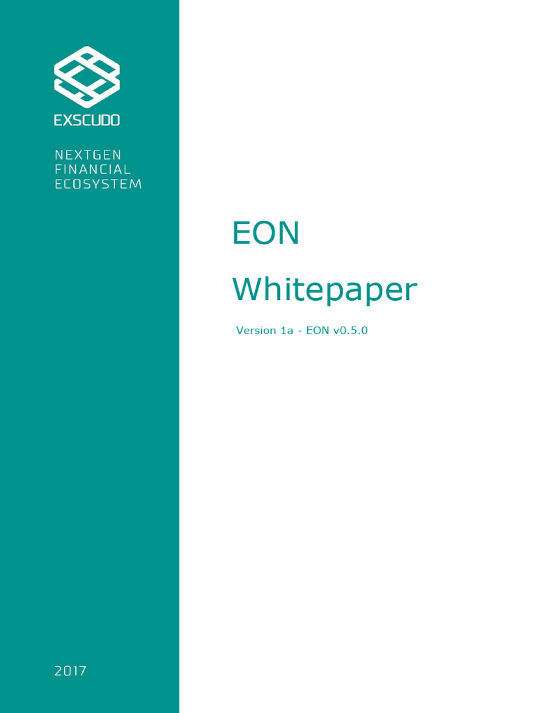 EON Whitepaper | Download Free PDF | Key (Cryptography) | Cryptocurrency