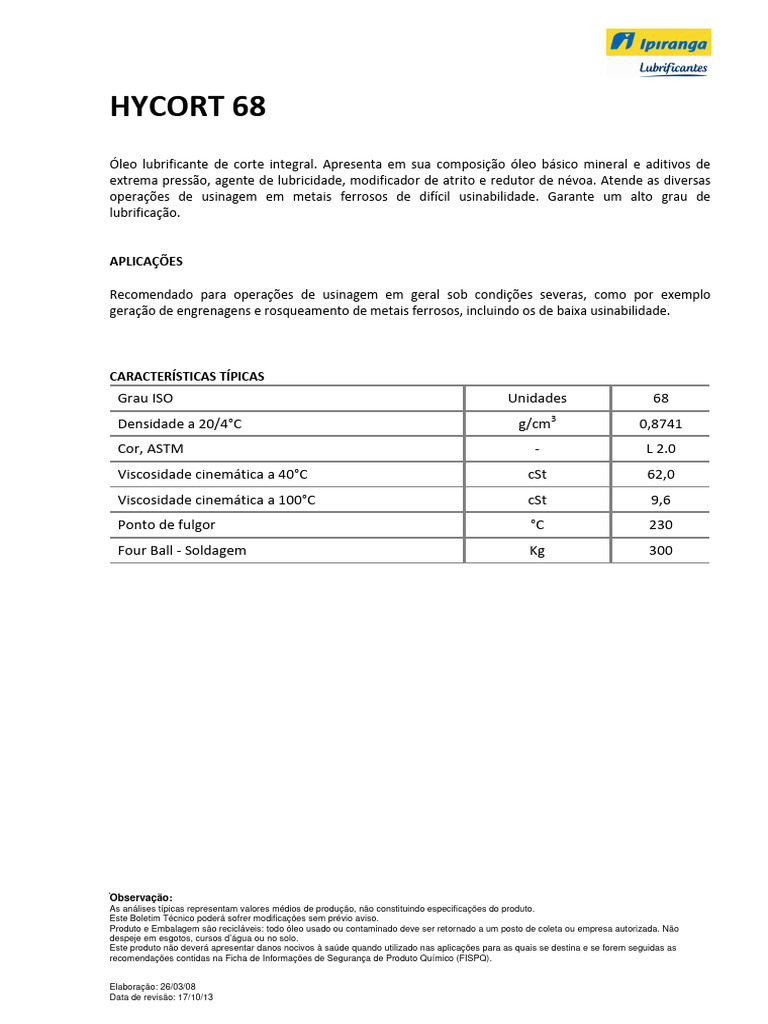 Hycort 68 - 081113 | PDF