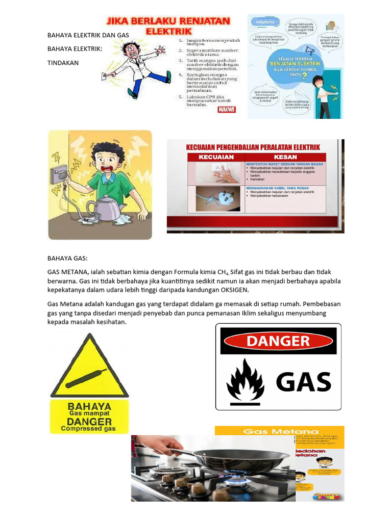 Bahaya Elektrik Dan Gas | PDF