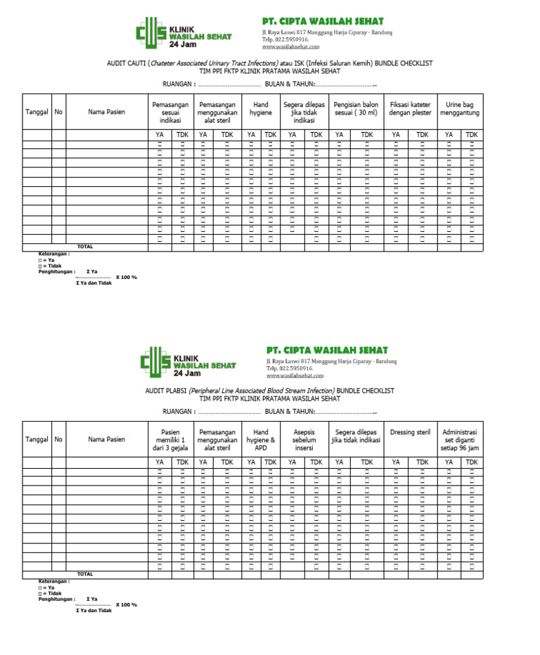 Form Audit Bundle | PDF