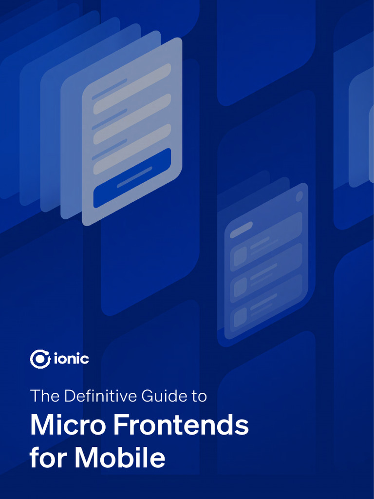 MicroFrontends Final Guide | PDF | Mobile App | Web Application MicroFrontends Final Guide | PDF | Mobile App | Web Application