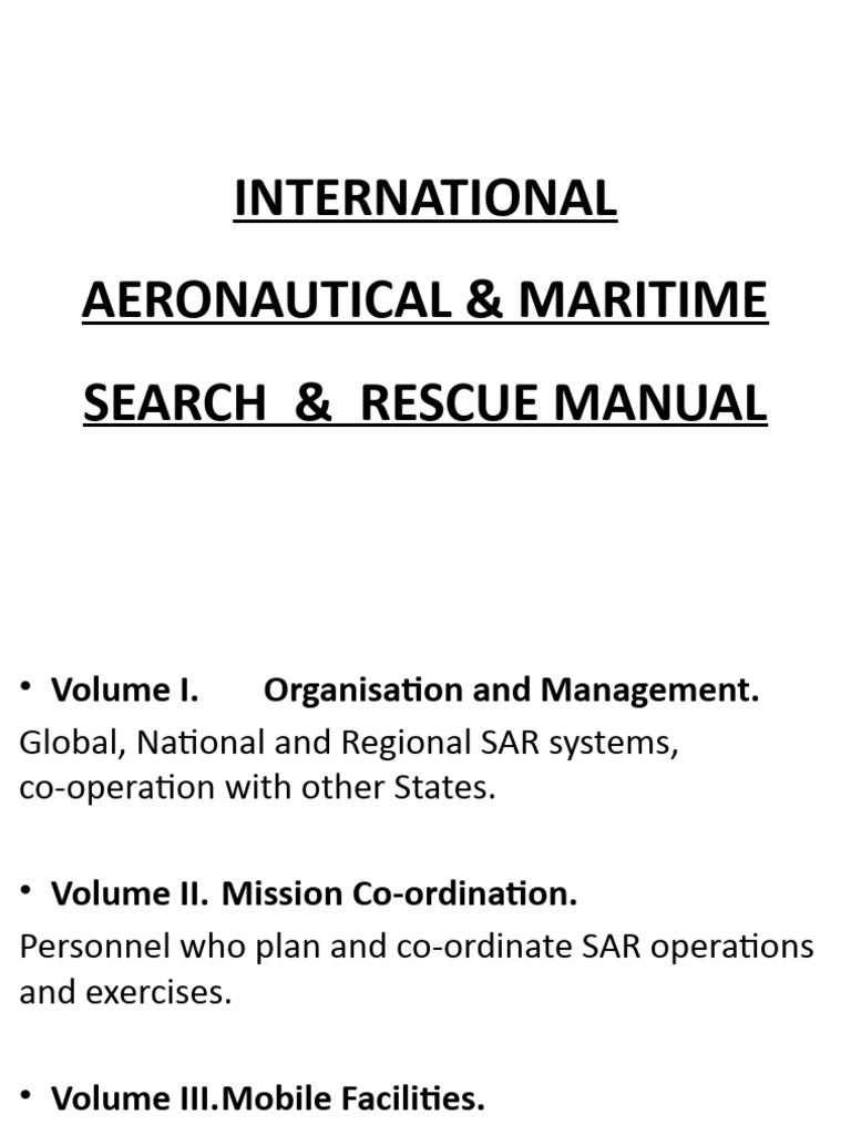 IAMSAR | PDF