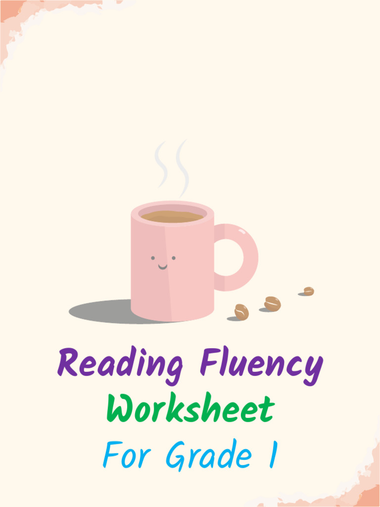 Free Reading Fluency Worksheets Exercise 16 | PDF