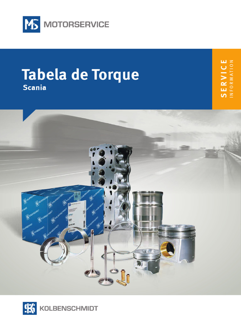 Tabela de Torque Scania | PDF | Motores | Qualidade (negócios)