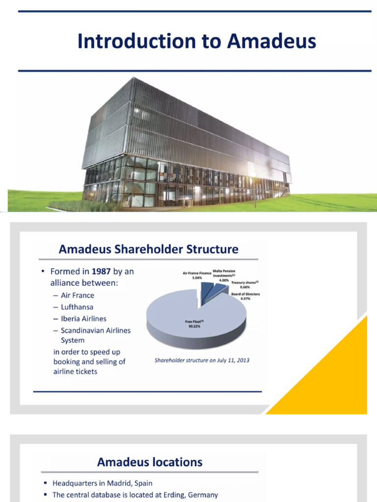 Gds Slides Introduction To Amadeus 1 | PDF | Transport Companies ...