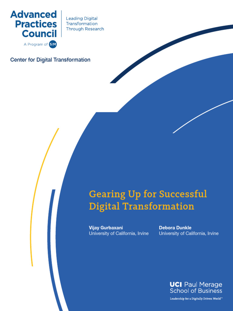 APC Report Digital Transformation 18 r2 Merged | PDF | Strategic ...