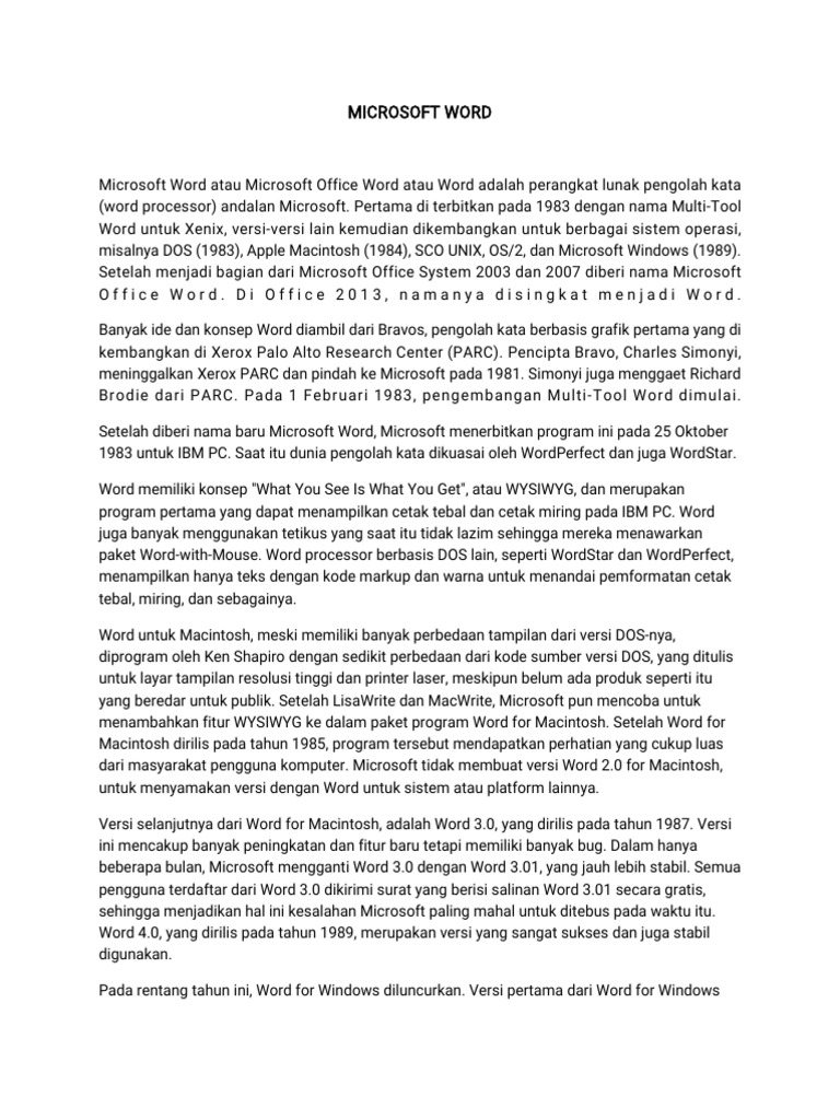 Microsoft Word Artikel | PDF
