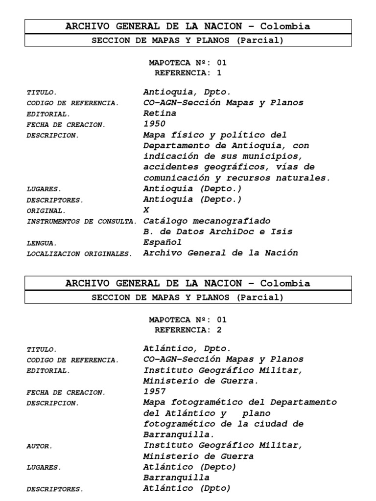 25 Mapotecas | PDF | Colombia | Correo