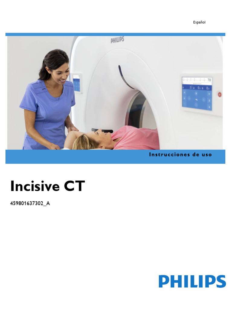 Manual Philips Incisive | PDF | Ct Scan | Radiación ionizante