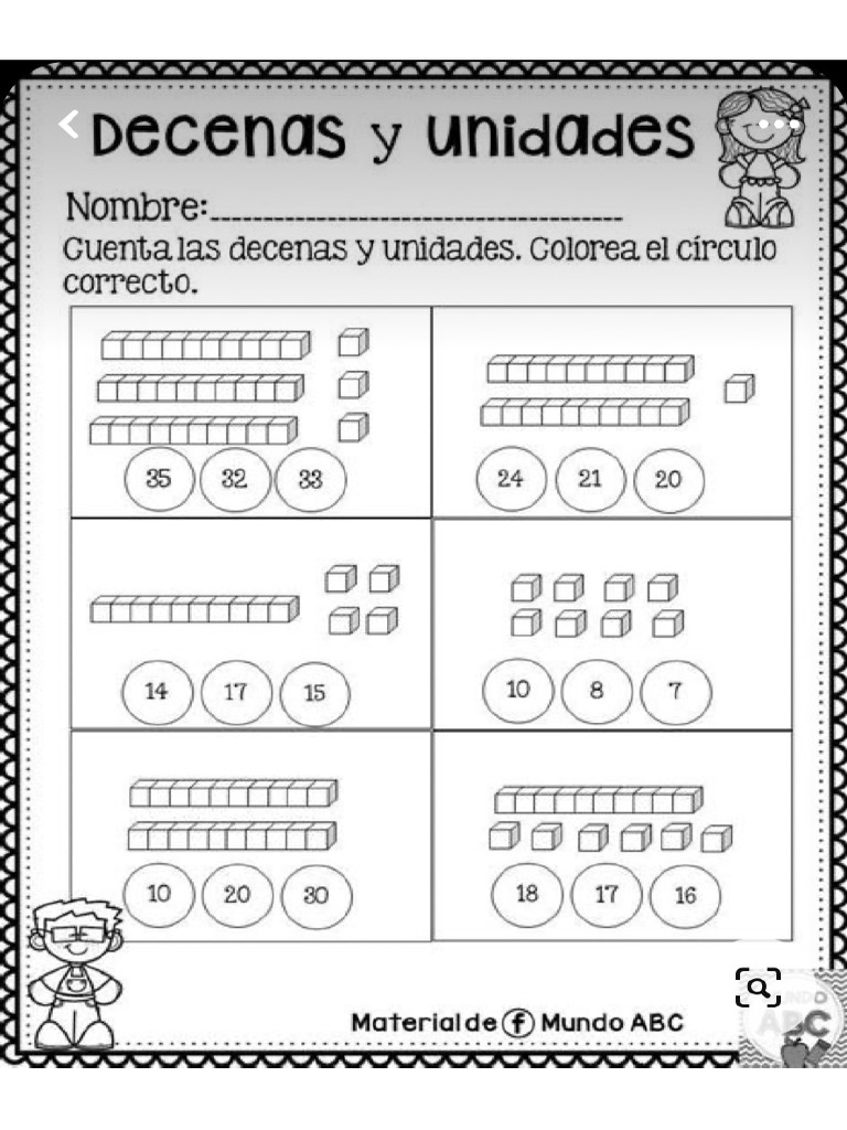 Decenas y Unidades | PDF