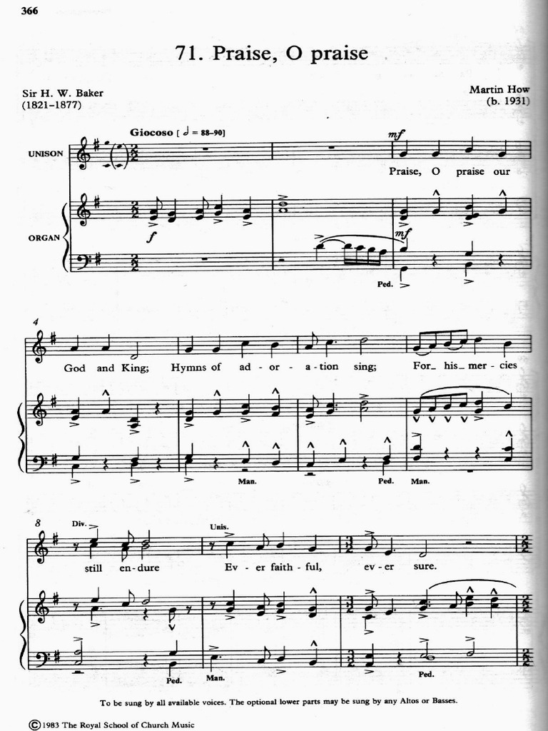Praise, O Praise | PDF