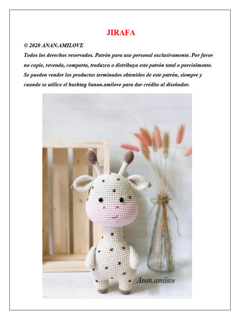 Jirafa Anan Amilove | PDF | Textiles