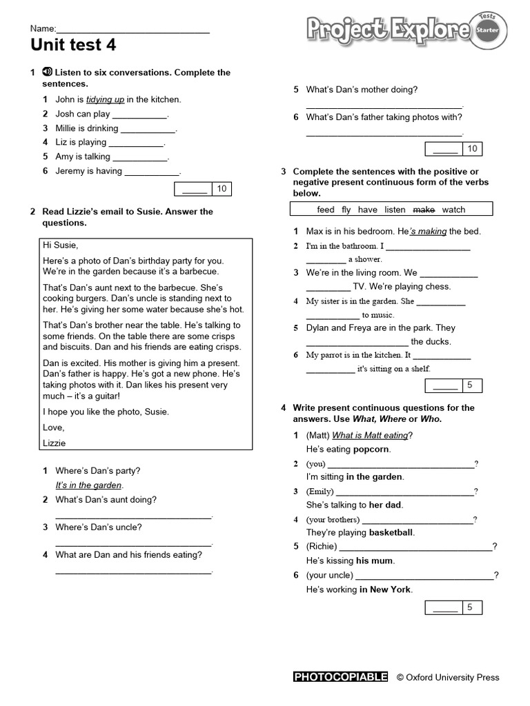 PrExS Unit 4 Test | PDF