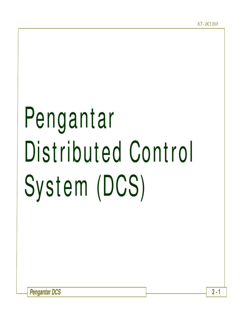Pengantar DCS | PDF