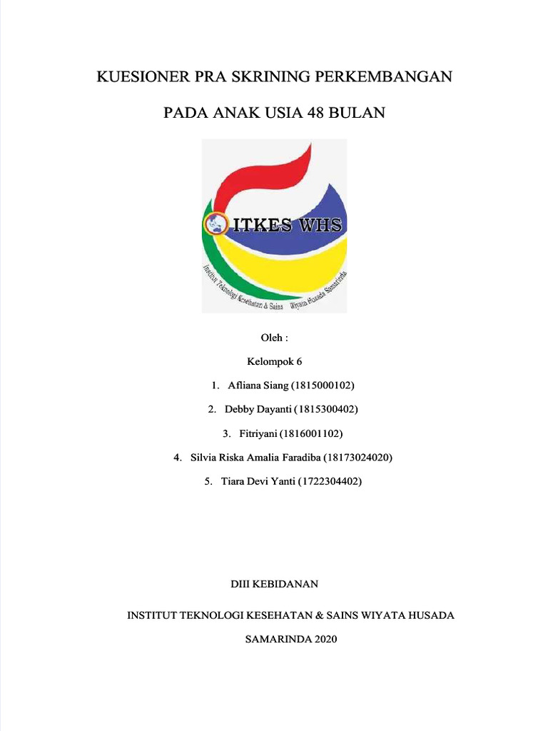 KPSP Usia 48 Bulan | PDF | Sains & Matematika
